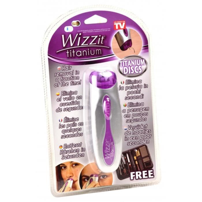 Wizzit Titanium Épilateur efficace et sans douleur!! Epilation longue ...