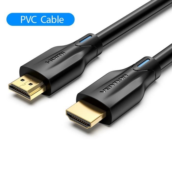PVC Cable--1m -Vention HDMI 2.1 câble 8K-60Hz 4K-120Hz 48 gbit-s ...