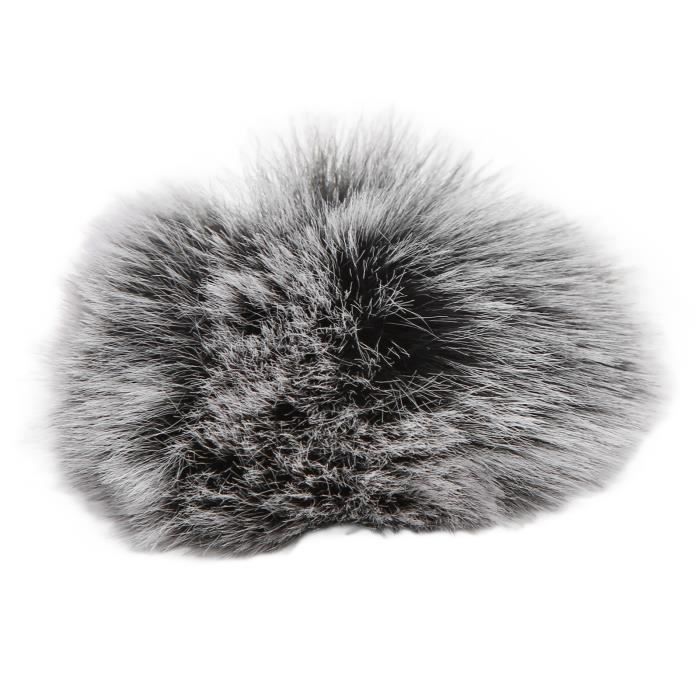 Zerone manchon anti-vent pour microphone à revers Fourrure Artificielle ...