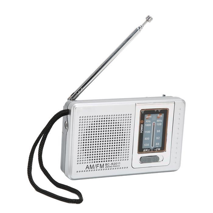 ZJCHAO Portable Pocket Radio, Small Radio Battery Powered for ...