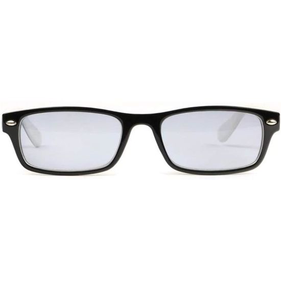 Lunettes Loupe Solaire Noires Et Blanches Classes Et Confortables Sany ...
