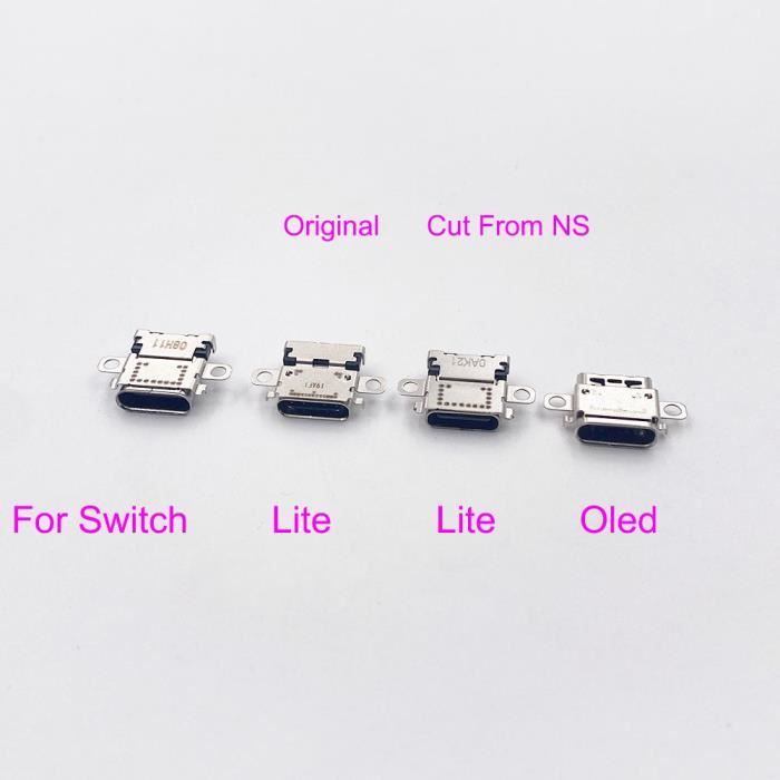 For Switch Oled - USB Jack Charging Socket Connector Port For Switch Console - Cdiscount ...