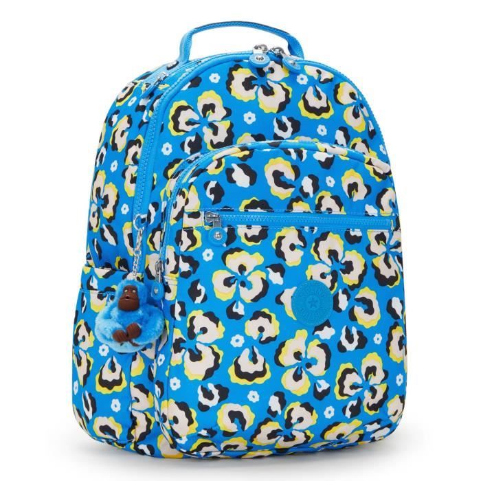 Kipling Back To School Print Seoul Large Backpack L Leopard Floral ...