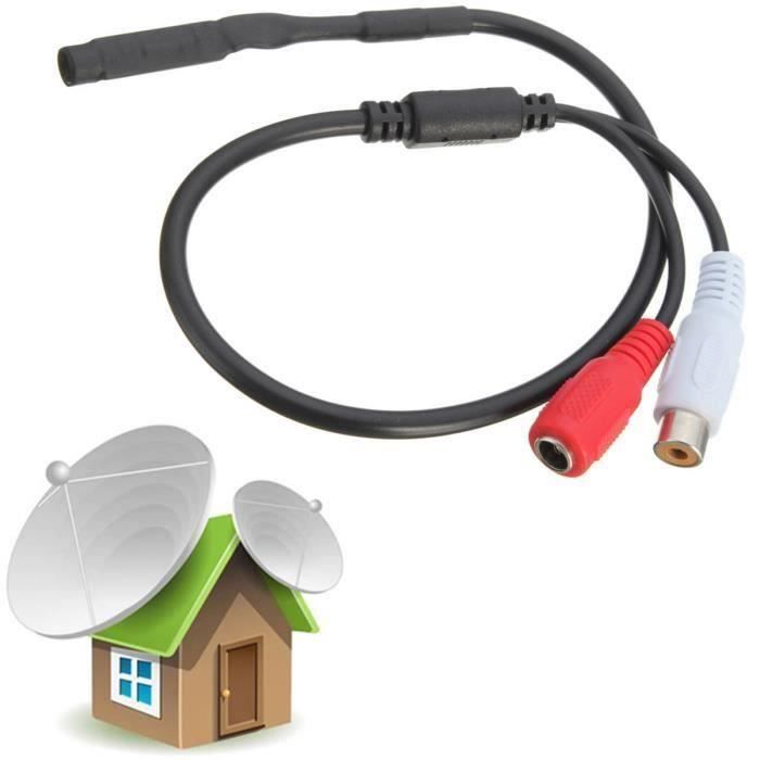 TEMPSA Câble Capteur de Surveillance Bifilaire sensible Audio Micro ...