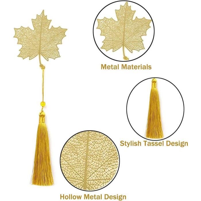 3Pcs Marque Page En Métal 3D, Marque Page En Métal Créatif, Marque ...