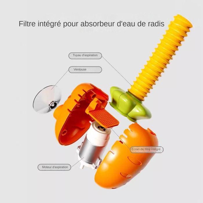 Jouet de bain bébé lapin arroseur électrique, douchette multifonctions ...