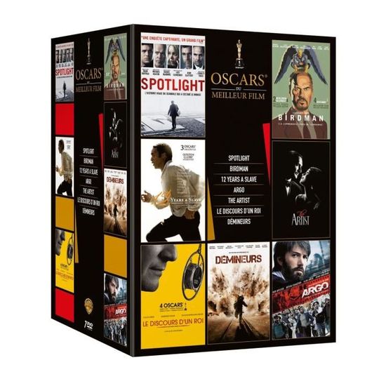 DVD Coffret Oscars du meilleur film 2010 - 2016 : Spotlight + Birdman ...