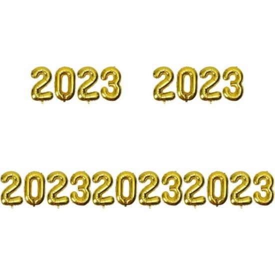 5 Sets Number Balloon 2023 New Year 40Inch Balloon Party Decorative ...