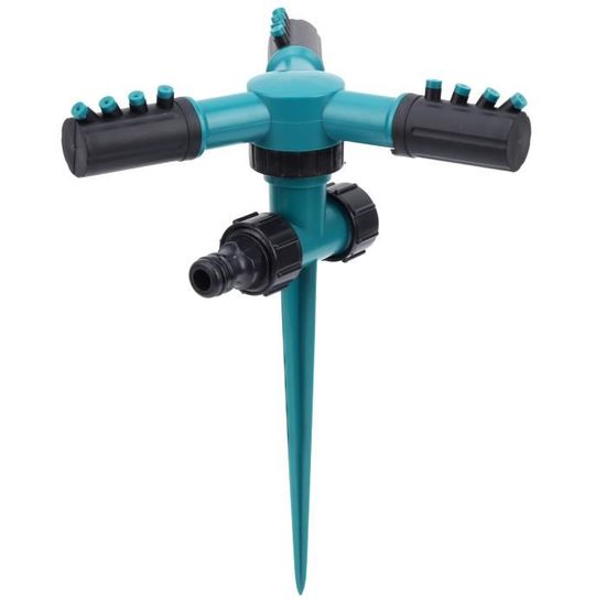 Arroseur de jardin - EJ.LIFE - Rotatif 360 Degrés - 12 jets d'eau - ABS et alliage de zinc ...