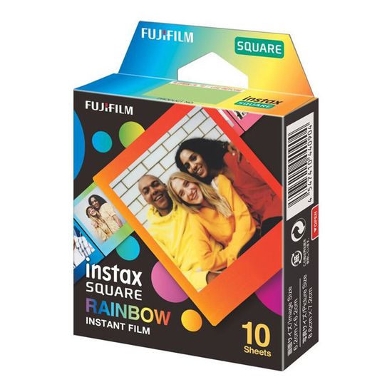 FUJIFILM Instax Square SQ10/SQ6/SQ1 Rainbow (10 Poses) - Cdiscount Appareil Photo