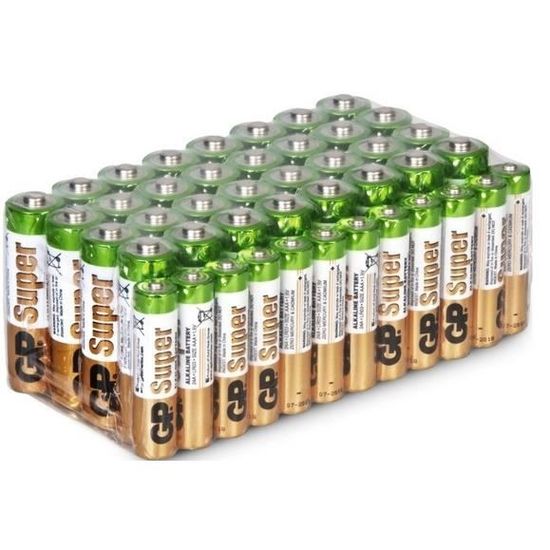 GP BATTERIES ALKALINE BATTERIE AAA+ AA 1,5V - Cdiscount Bricolage
