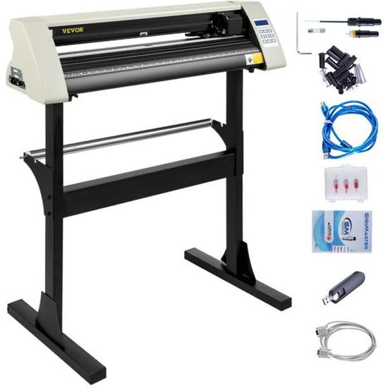 Vinyle Plotter de Découpe - VEVOR - 720 mm - Traceur de Coupe de Vinyle - Cdiscount Bricolage