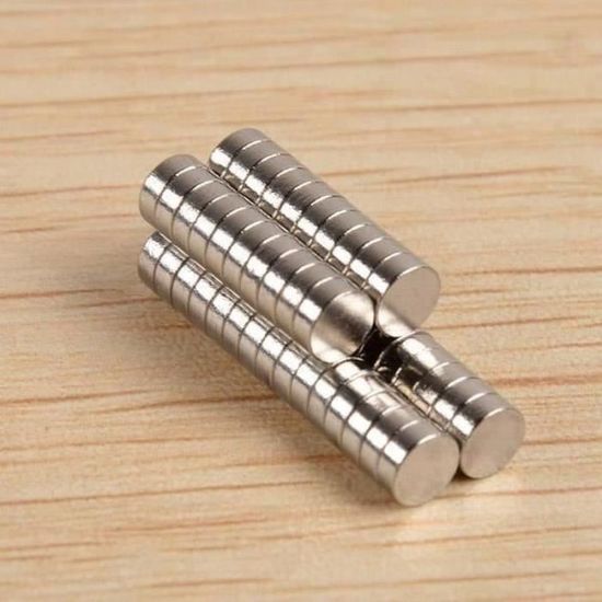 AIMANTS - MAGNETS 50pcs N40 4x15mm Aimants en néodyme de terre rare ...