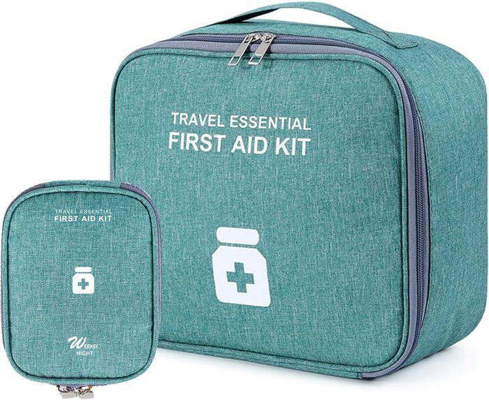 2 Pièces Trousse de Secours Vide,Trousse de Premiers Secours Portable, Trousse Pharmacie Voyage ...