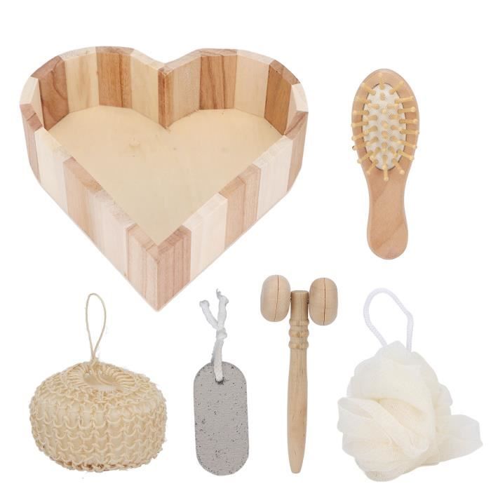 CWU Ensemble de douche Éponge de bain Kit exfoliant de douche éponge de ...