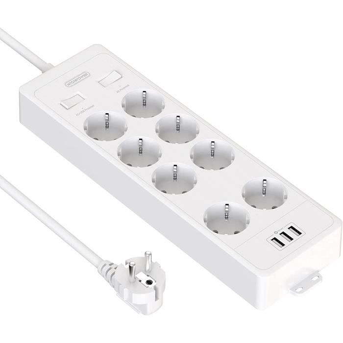 UE Prise Multiprise multiple Prise de courant prises de distribution ...