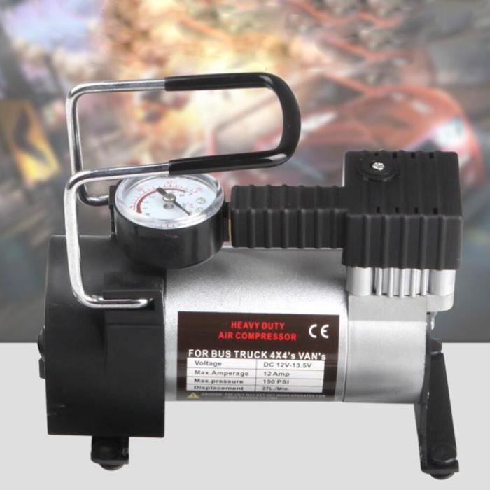 Compresseur auto,Compresseur d'air en métal Portable de luxe,gonfleur ...