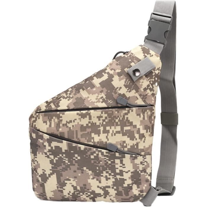 Sac De Poitrine Tactique Petite Militaire Sac À Dos Bandouliere Anti ...