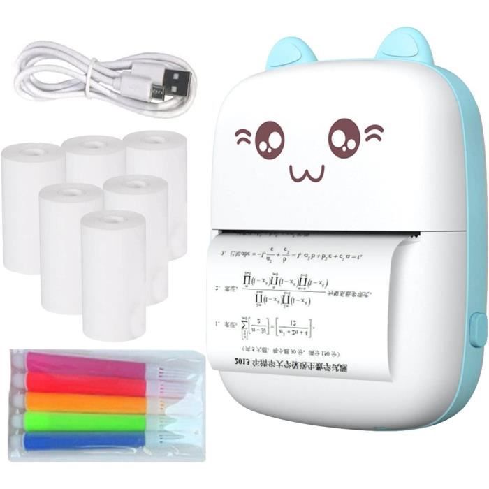 Mini-imprimante Portable - Mini imprimante Mobile Portable sans Fil ...