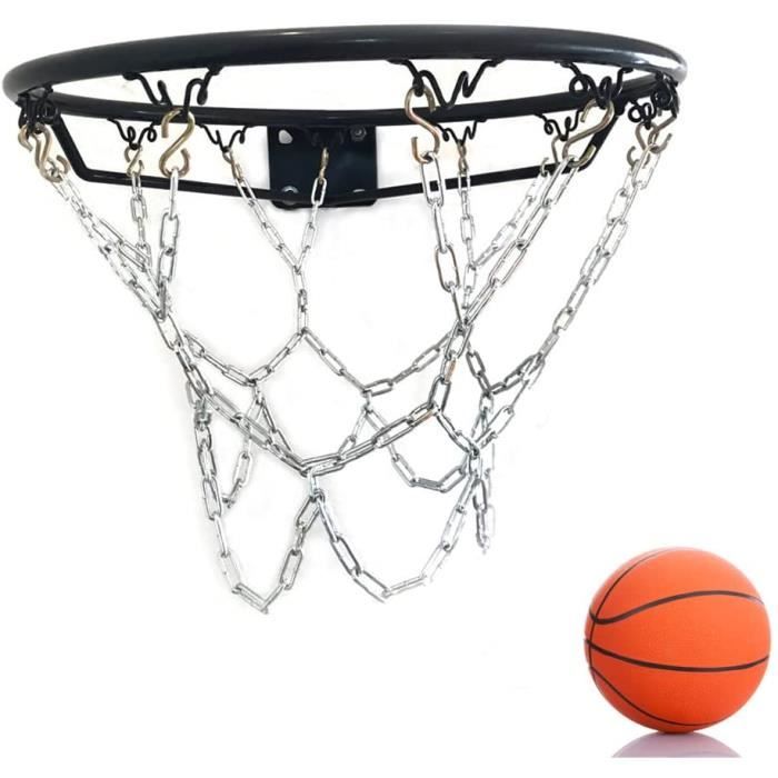 Filet de Basket - Non spécifié - 12 Boucles - Acier Galvanisé - Argent ...
