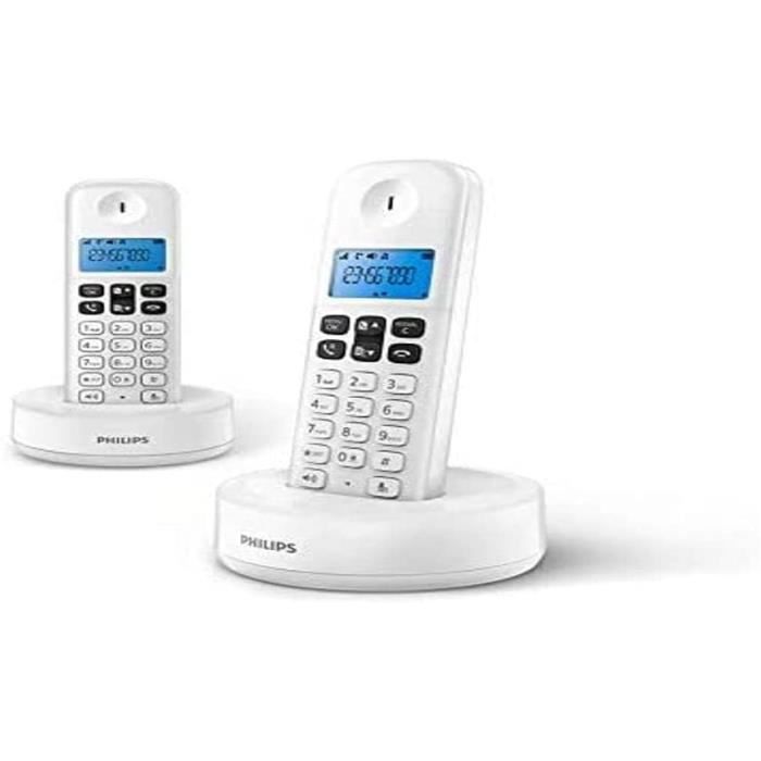 Téléphone sans fil - Philips - DECT D16 Duo - Écran LCD 1,6 pouce - GSM ...