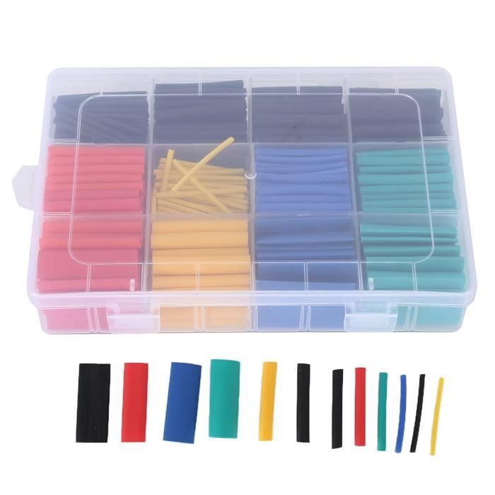 Tube D'Isolation Électrique, 530 Pièces De Gaine Thermorétractable, 5 ...