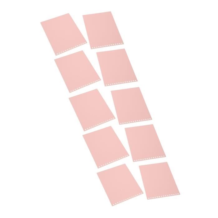 GOTOTOP Dos de reliure à feuilles mobiles 20 Pcs A5 15 Trous Type ...