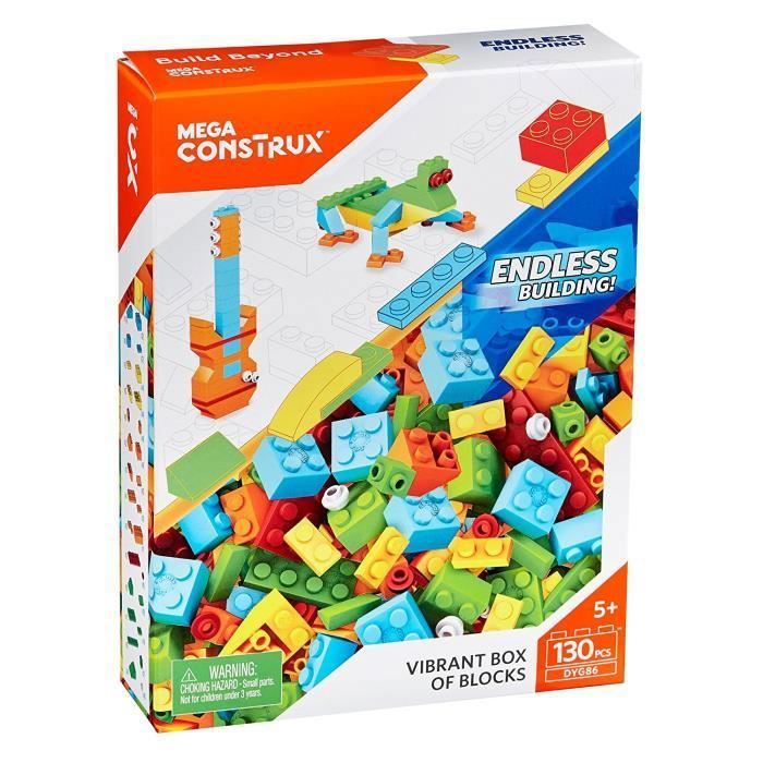 MEGA Open Ended Scatola Blocchi Media Vibrant Box Of Blocks DYG84 DYG86 ...