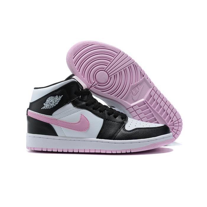 Baskets NIKEEES Airs-Jordans 1 poudre de panda Chaussures hommes et ...