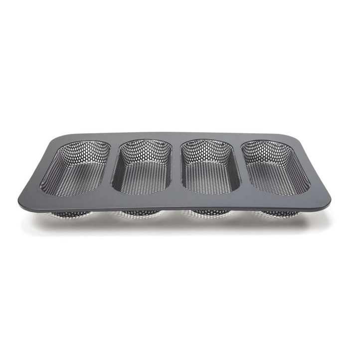 Moule acier perforé 4 pains à hotdog - Cdiscount Maison