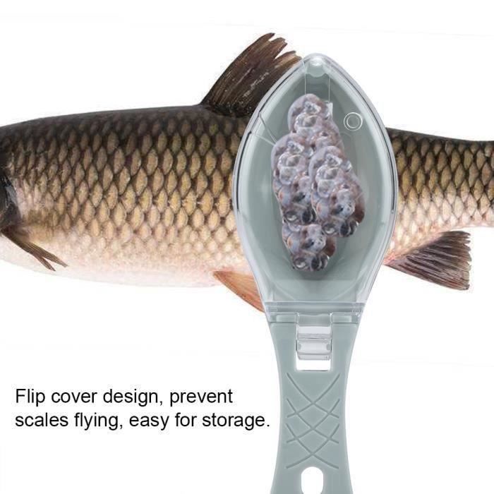 NO.3855-Cikonielf brosse à grattage de poisson Retirer rapidement la ...