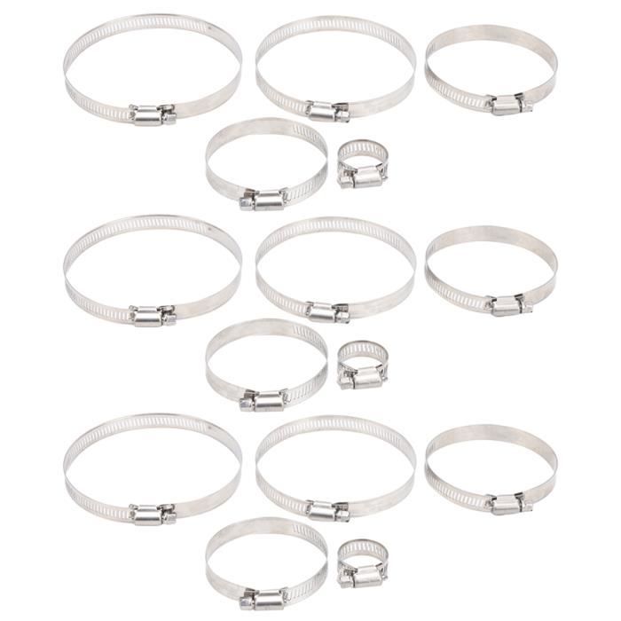 Collier de serrage - Attache - Clip - Acier inoxydable SURENHAP ...