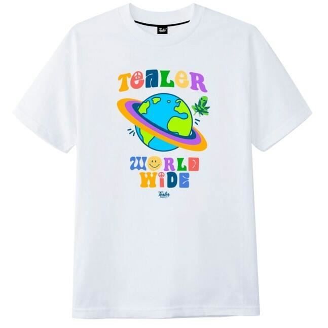 T-shirt Tealer Worldwide - blanc - XS - Cdiscount Sport
