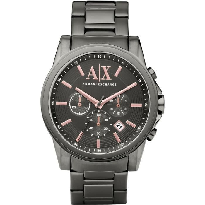 Armani Exchange Montre Chronographe Pour Homme, Montre En Acier ...