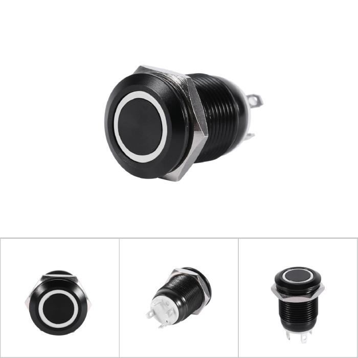 Vvikizy Interrupteur à bouton-poussoir LED Voiture 12mm lumière LED ...