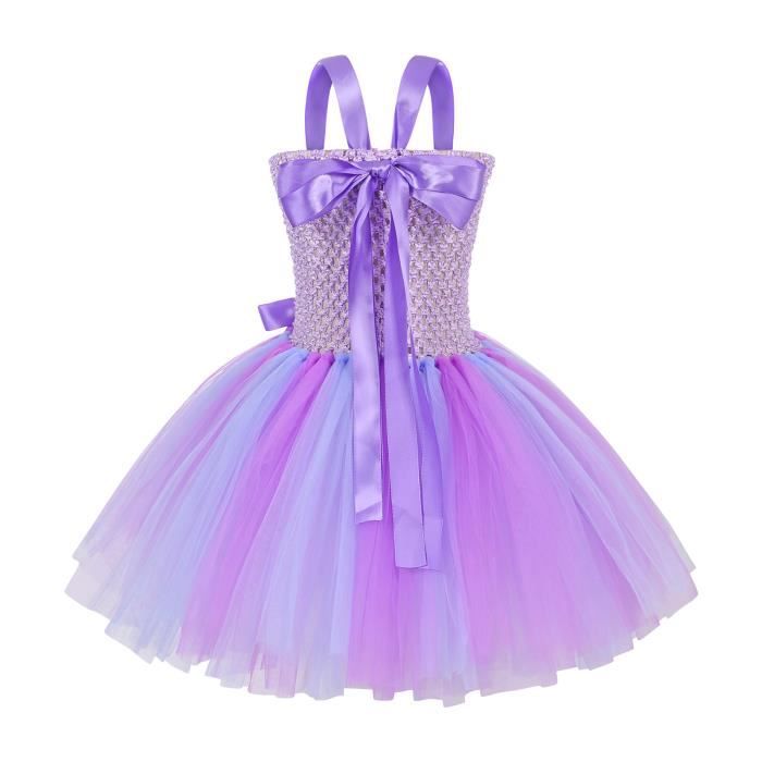 AmzBarley Costume Sirène Enfants Fille Déguisement Princesse Cosplay ...