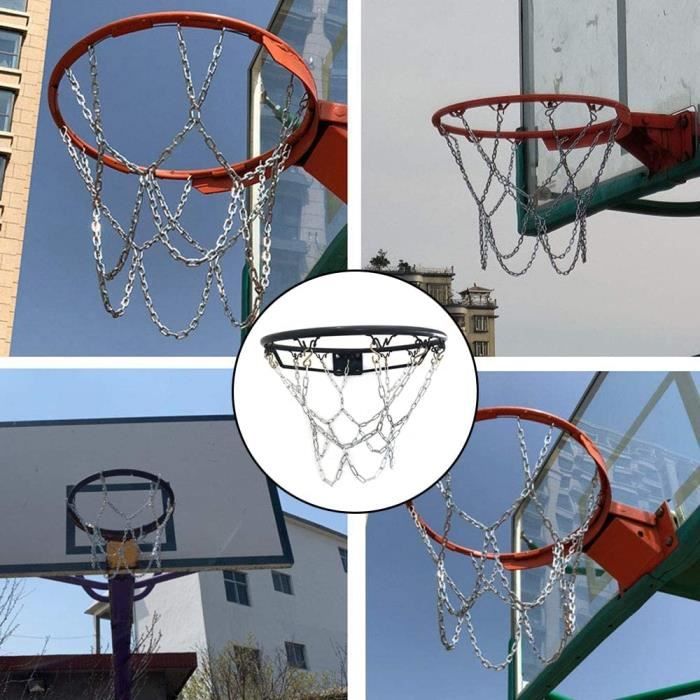 Filet de Basket - Non spécifié - 12 Boucles - Acier Galvanisé - Argent ...