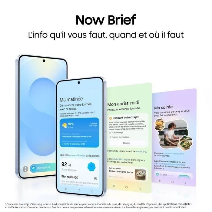 SAMSUNG Galaxy S25 AI Smartphone 128 Go Vert d'eau - Cdiscount Téléphonie