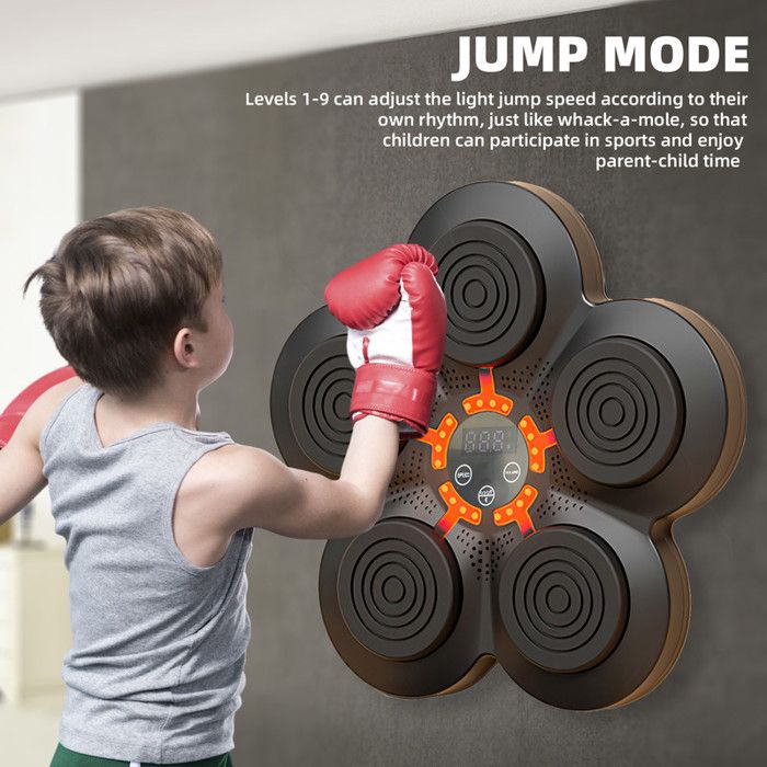 Music Boxing Machine Intelligente Bluetooth LED + Gants De Boxe Jouet ...