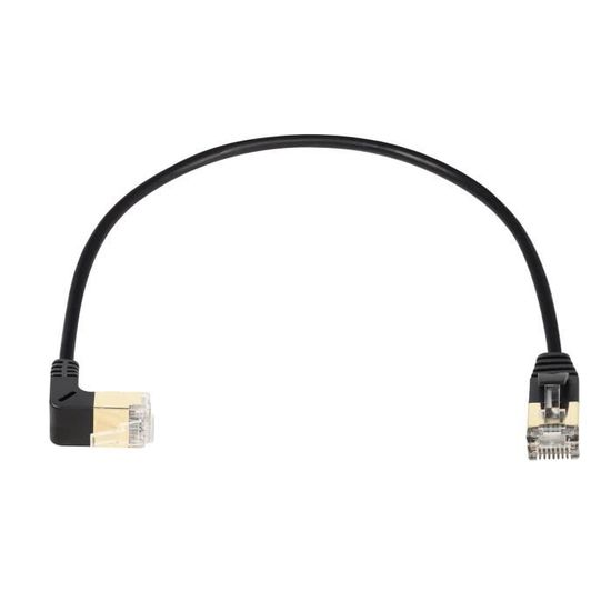 Câble Ethernet RJ45 Cat8, mâle vers mâle, câble réseau Cat8 haut débit ...