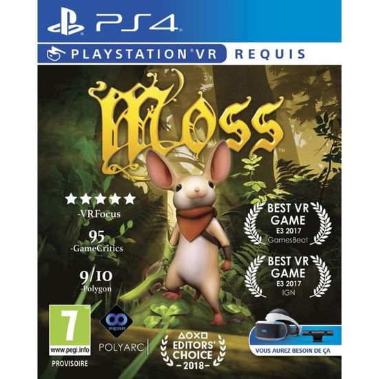 Moss Jeu PS4 VR (VR obligatoire) - Cdiscount Jeux vidéo