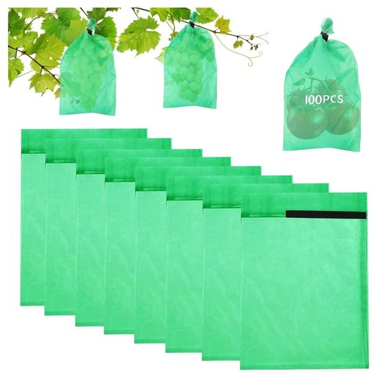 Sachet Protection Raisin 100 Pièces,20 x 30 cm Sac Protection Fruits ...