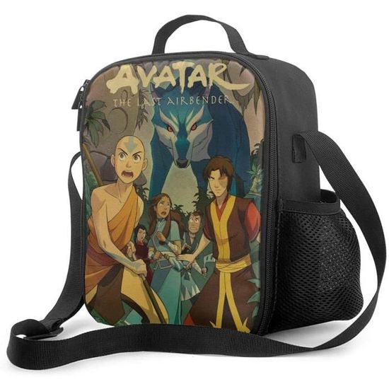Sac à lunch isotherme Avatar The Last Airbender - Noir - Rectangulaire ...