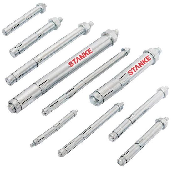 Cheville à douille M12 x 160mm en acier galvanisécheville d’ancrage à ...