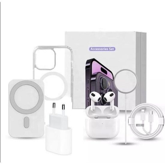 Kit d'accessoires - MASSILIA TECH - iPhone 15 PRO MAX - Coque ...