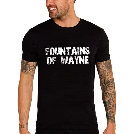 ULTRABASIC Homme Tee Shirt Fountains of Wayne T-Shirt Vintage Noir ...