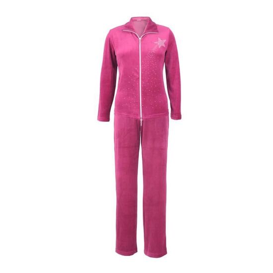 Ensemble de survêtement sport RAIKOU - Gilet zippé strass étoile ...