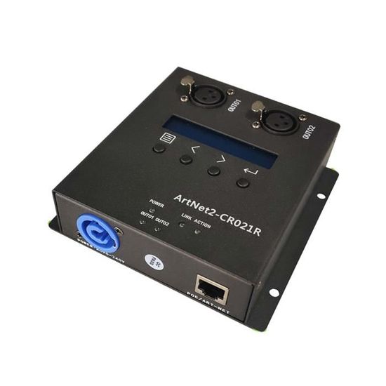 ArtNet DMX 512 Ethernet Lighting Controller Interface 2 Converter Box ...