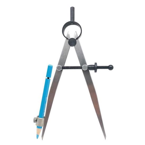 ZLKSKER Compas professionnel de précision à ressort de 15,2 cm avec ...
