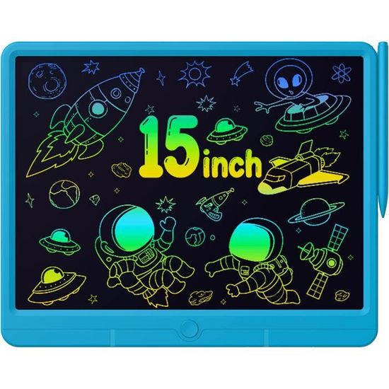 TUGAU Tablette Dessin Enfant 15 Pouces Effaçables Tablette D'écriture ...